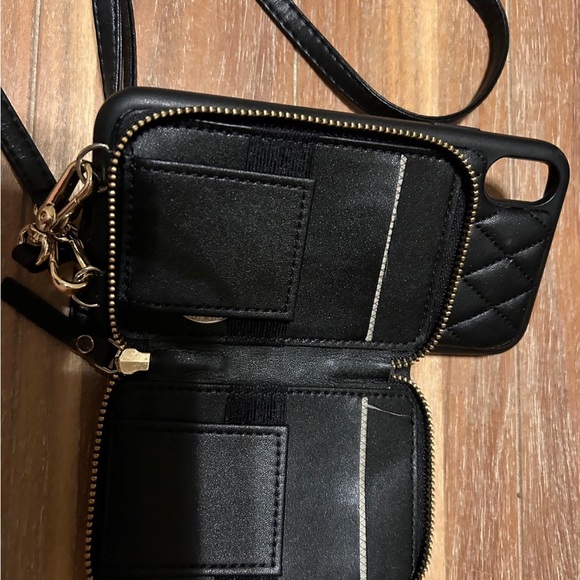 LAMEEKA | Bags | Apple Iphone Xr Crossbody Purse Black | Poshmark